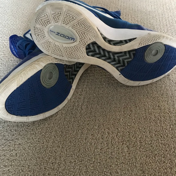 Nike | Shoes | Royal Blue Nike Mens Flywire Hyperdunks | Poshmark